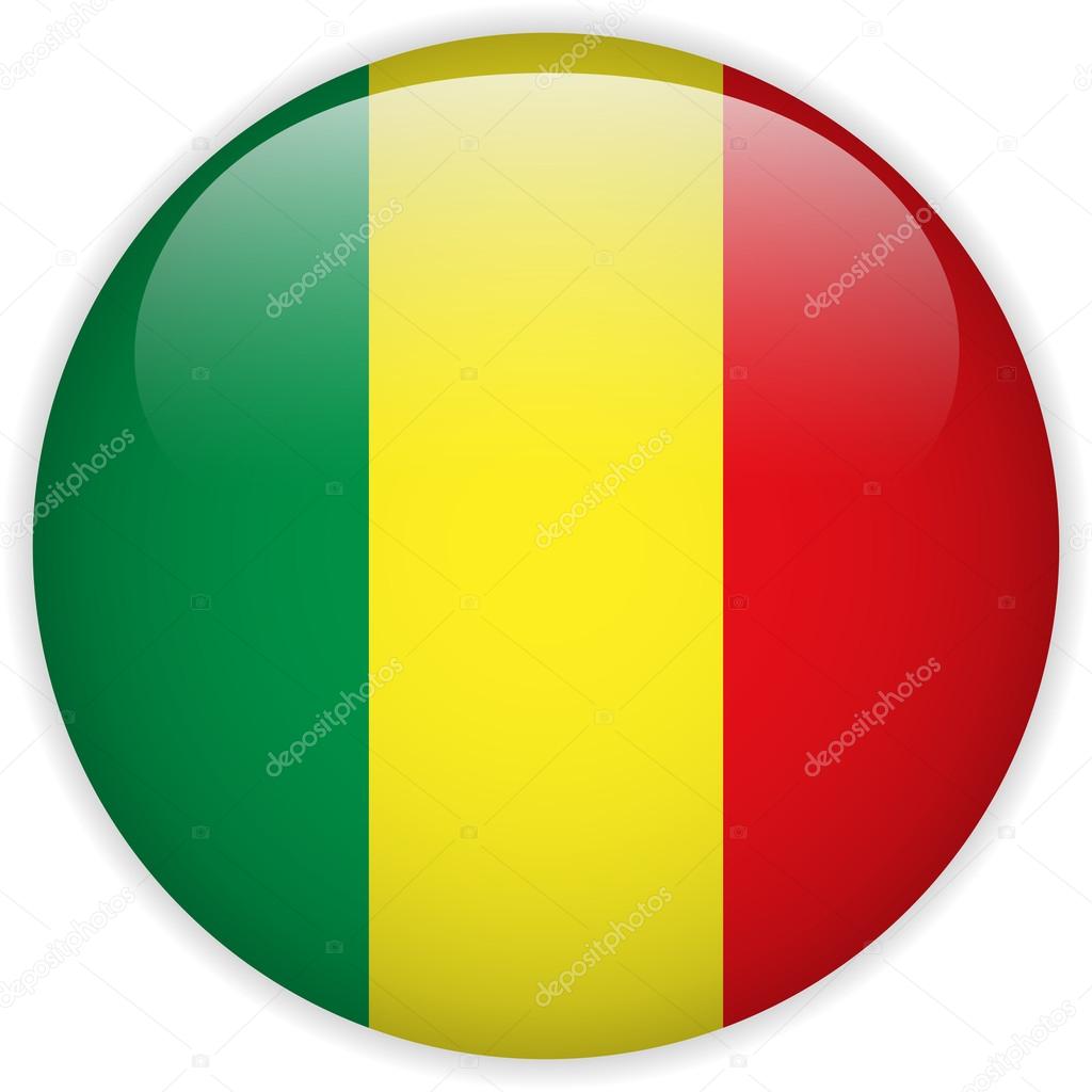 Mali Flag Glossy Button Stock Vector Image by ©gubh83 #18720587