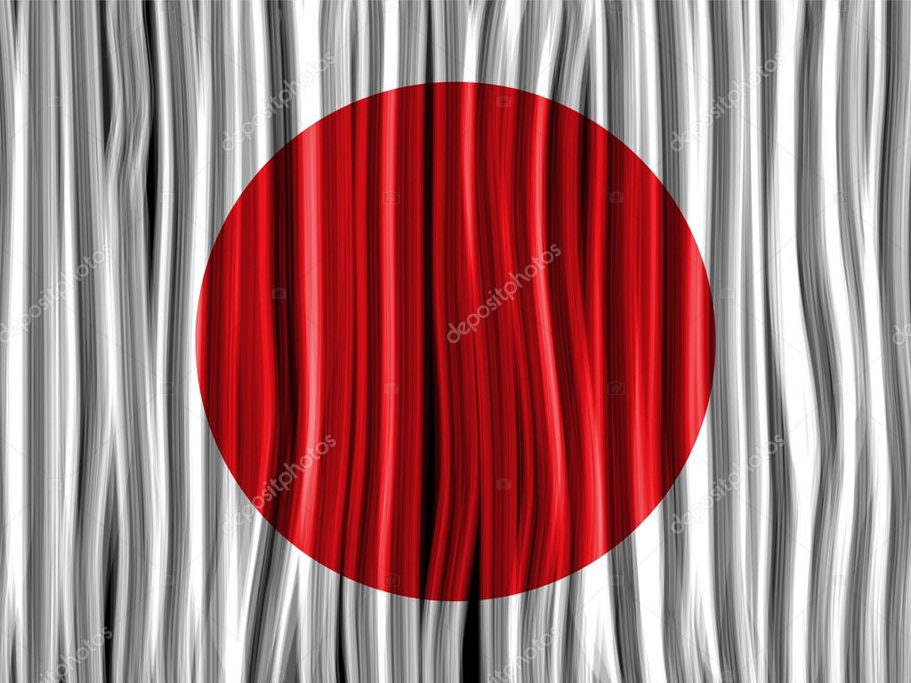 Japan Flag Wave Fabric Texture Stock Vector Image by ©gubh83 #34708873