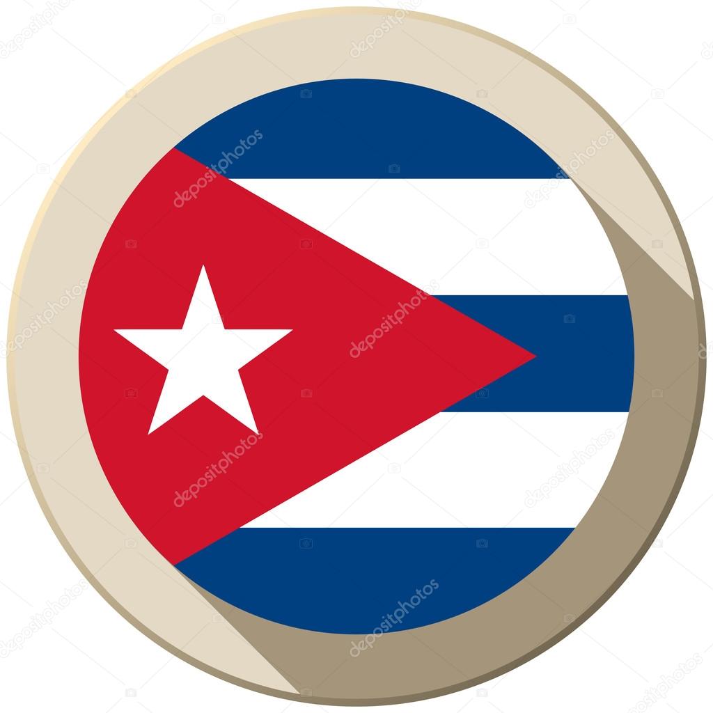 Botón Bandera de Cuba Icono Moderno Vector de stock #47775749 de ©gubh83