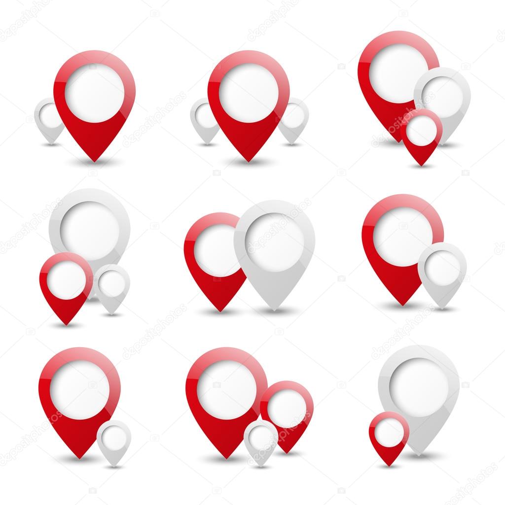Map pointers icons Stock Vector Image by ©Huhli13 #13526055 Map pointers icons Stock Vector Image by ©Huhli13 #13526055