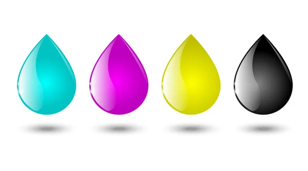 CMYK drops — Stock Vector © unkreatives #11278395