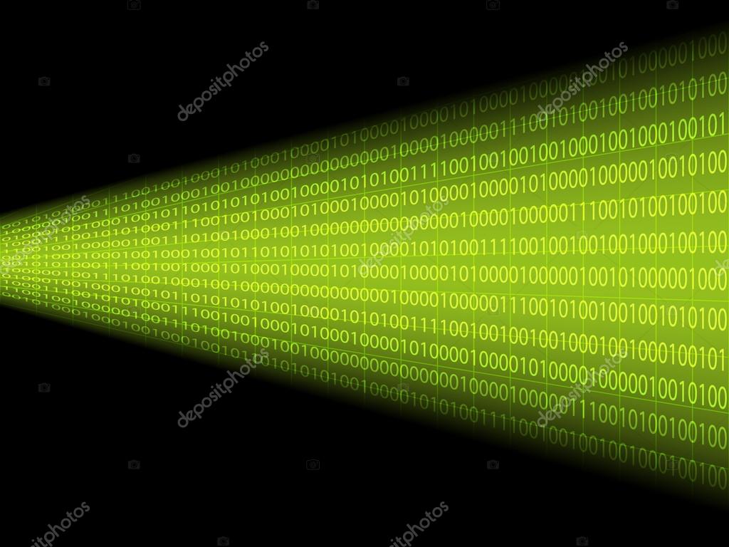 Green binary code background — Stock Vector © Huhli13 #21506509