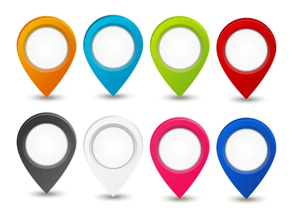 Color pin set Stock Vector Image by ©in8finity #30869507