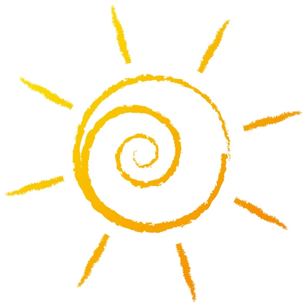 Slunce, kresba — Stock Vektor © Studiobarcelona #30448197