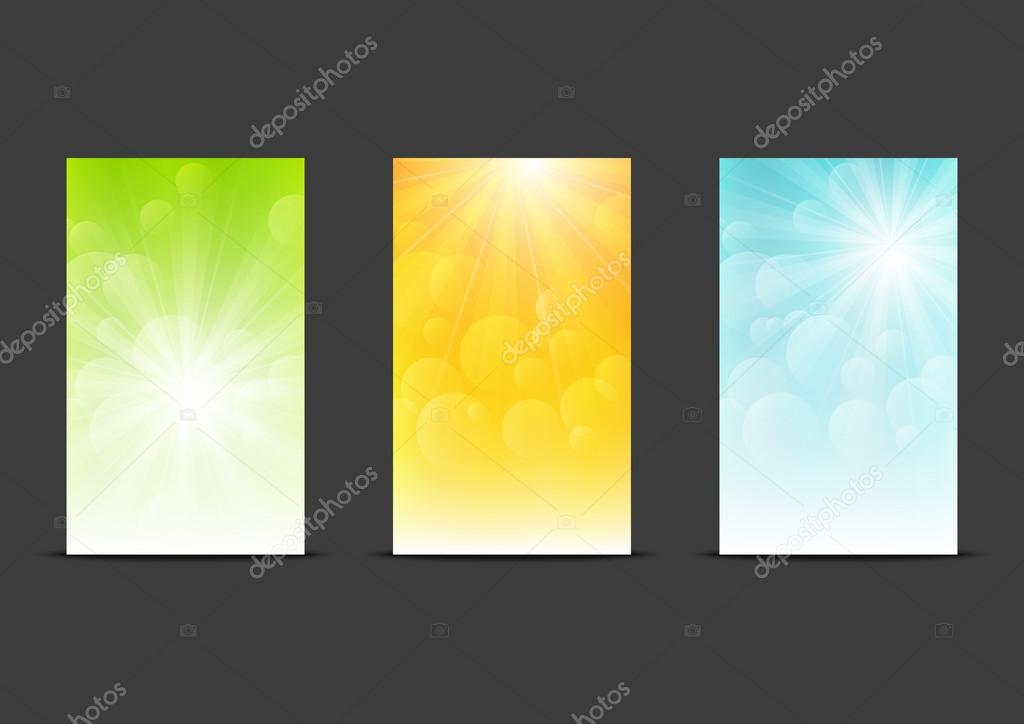 Set of sunny banners Stock Vector Image by ©Huhli13 #42182067