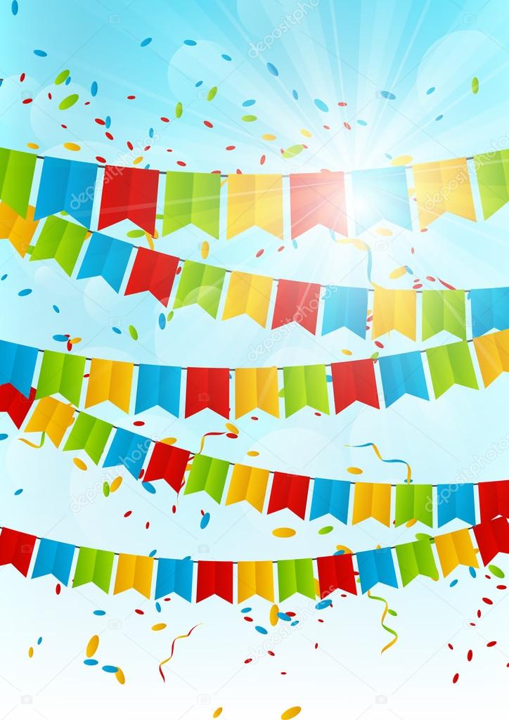 Party flags Stock Vector Image by ©Huhli13 #46960165