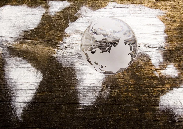 Crystal Earth Globe — Stock Photo © JanPietruszka #30677511