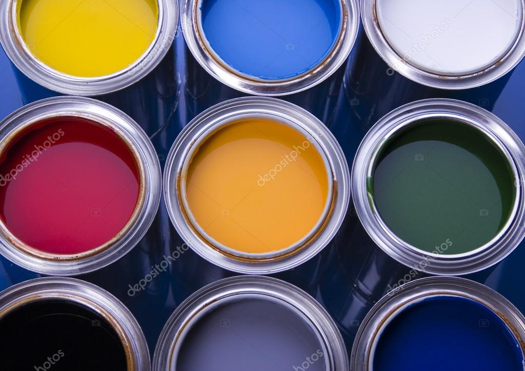 Cans of paint — Stock Photo © JanPietruszka #30685307