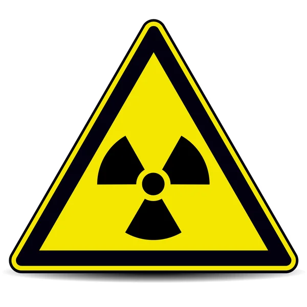 Images: yellow radiation hazard sign | Radiation hazard symbol sign of ...