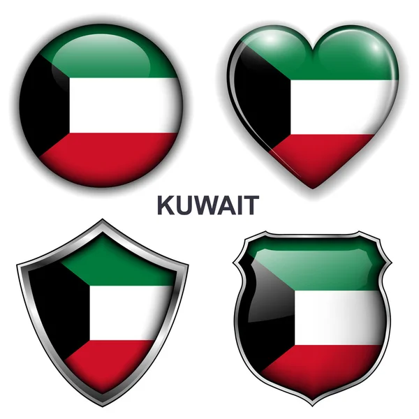 Kuwait flag Vector Art Stock Images | Depositphotos