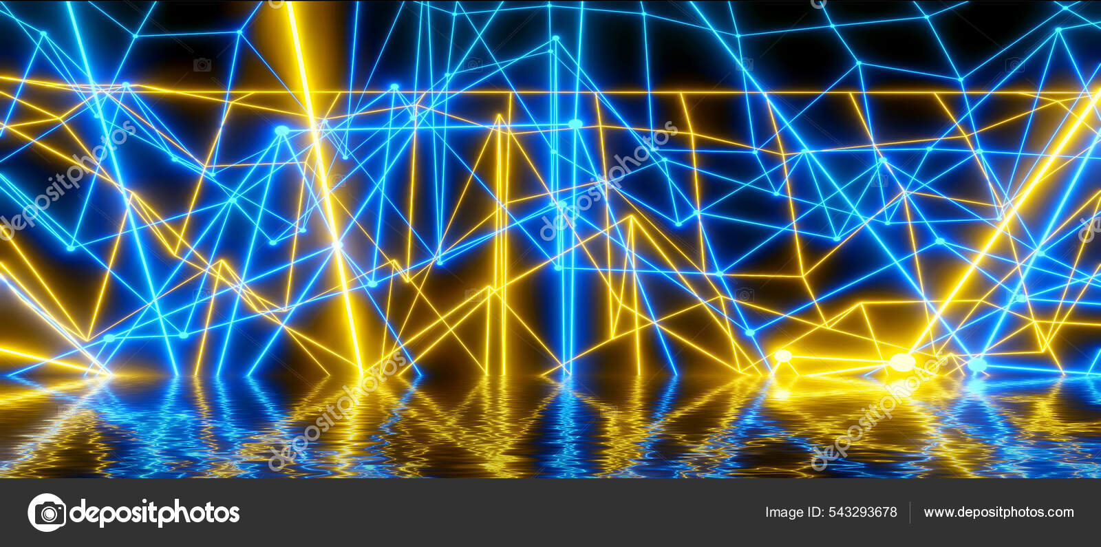 Neon Yellow Abstract Backgrounds