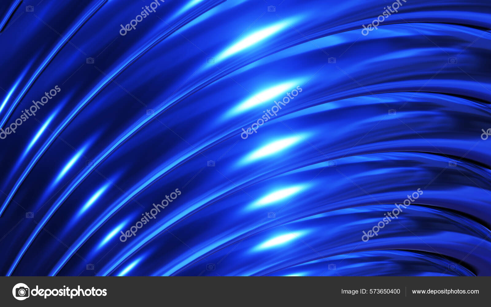 Shiny Metallic Blue Background