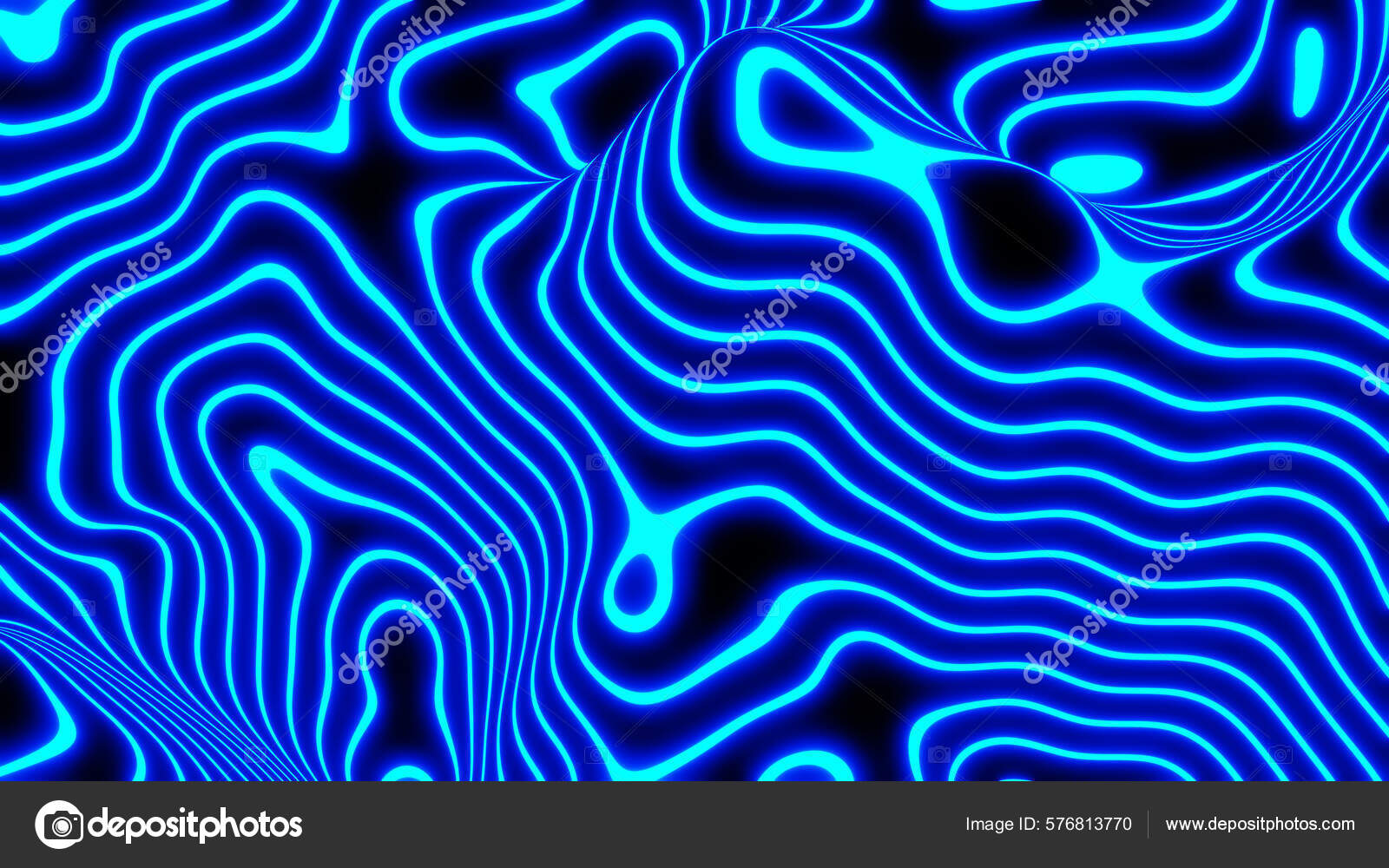 Abstract Blue Lines