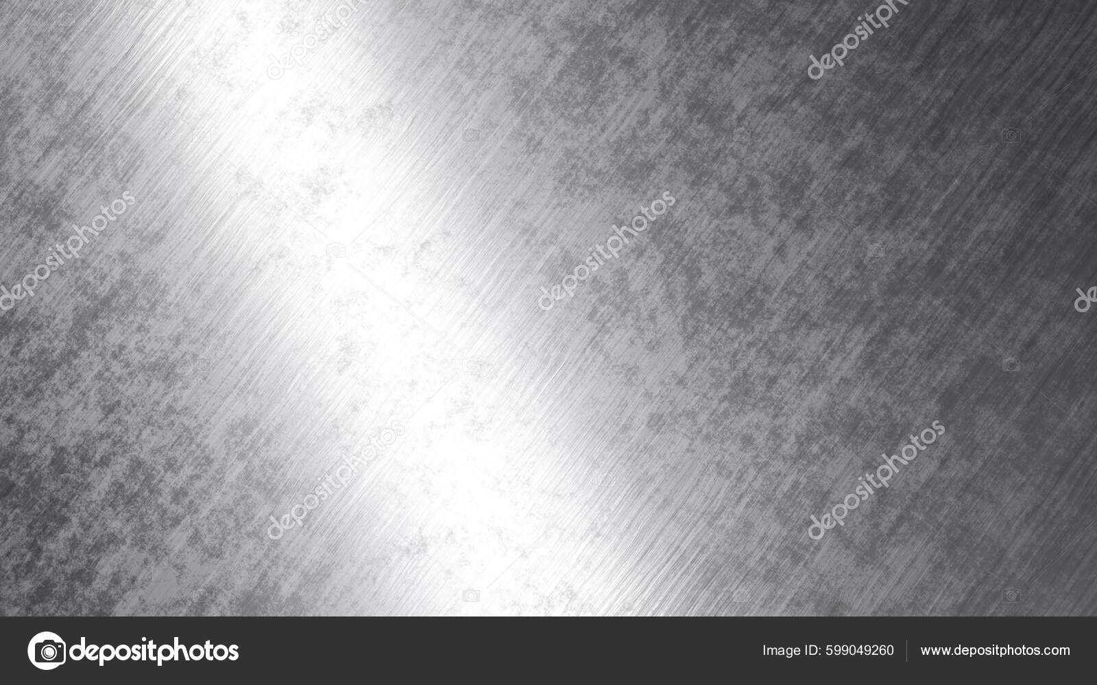 Brushed Metal Texture Silver Metallic Plate Texture Pattern Render ...