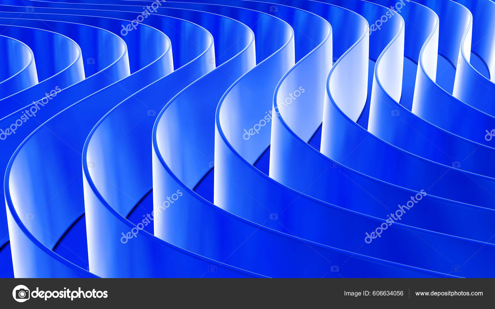 Blue Chrome Background