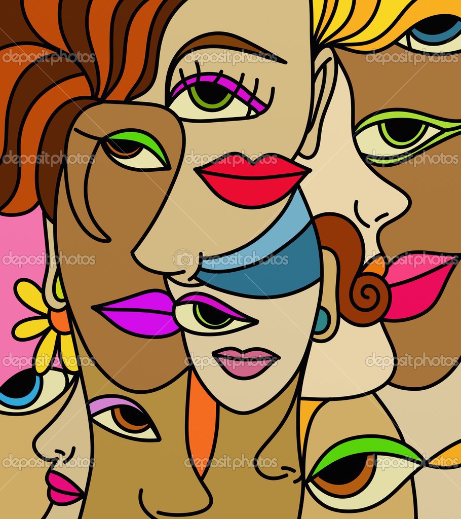 Images: deformed faces | Deformed faces — Stock Photo © goccedicolore ...