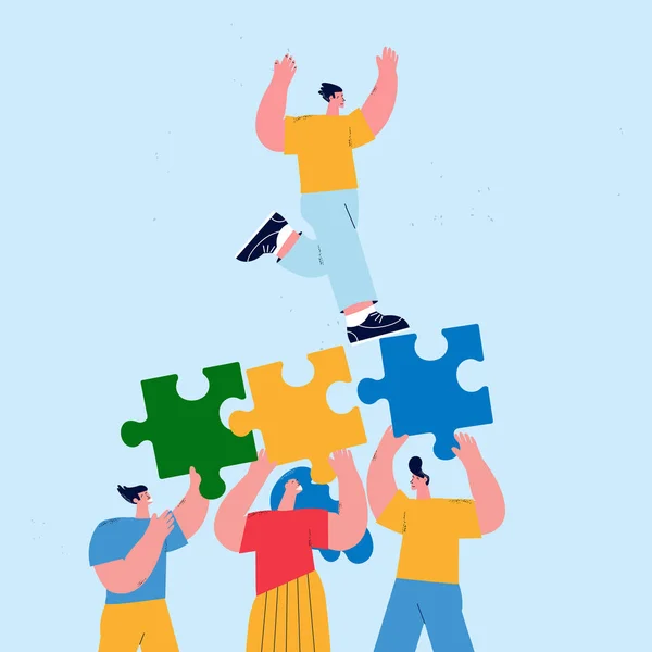 10,081 Team building Stock Illustrations | Depositphotos