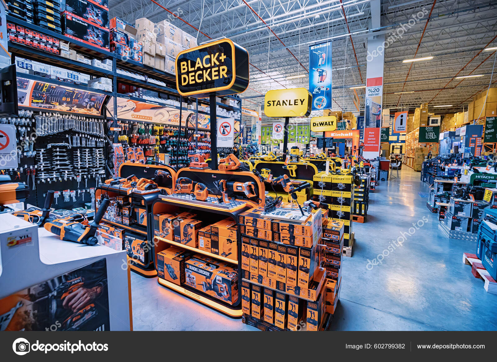 June 2022 Antalya Turkey Professional Tools Equipment Construction ...