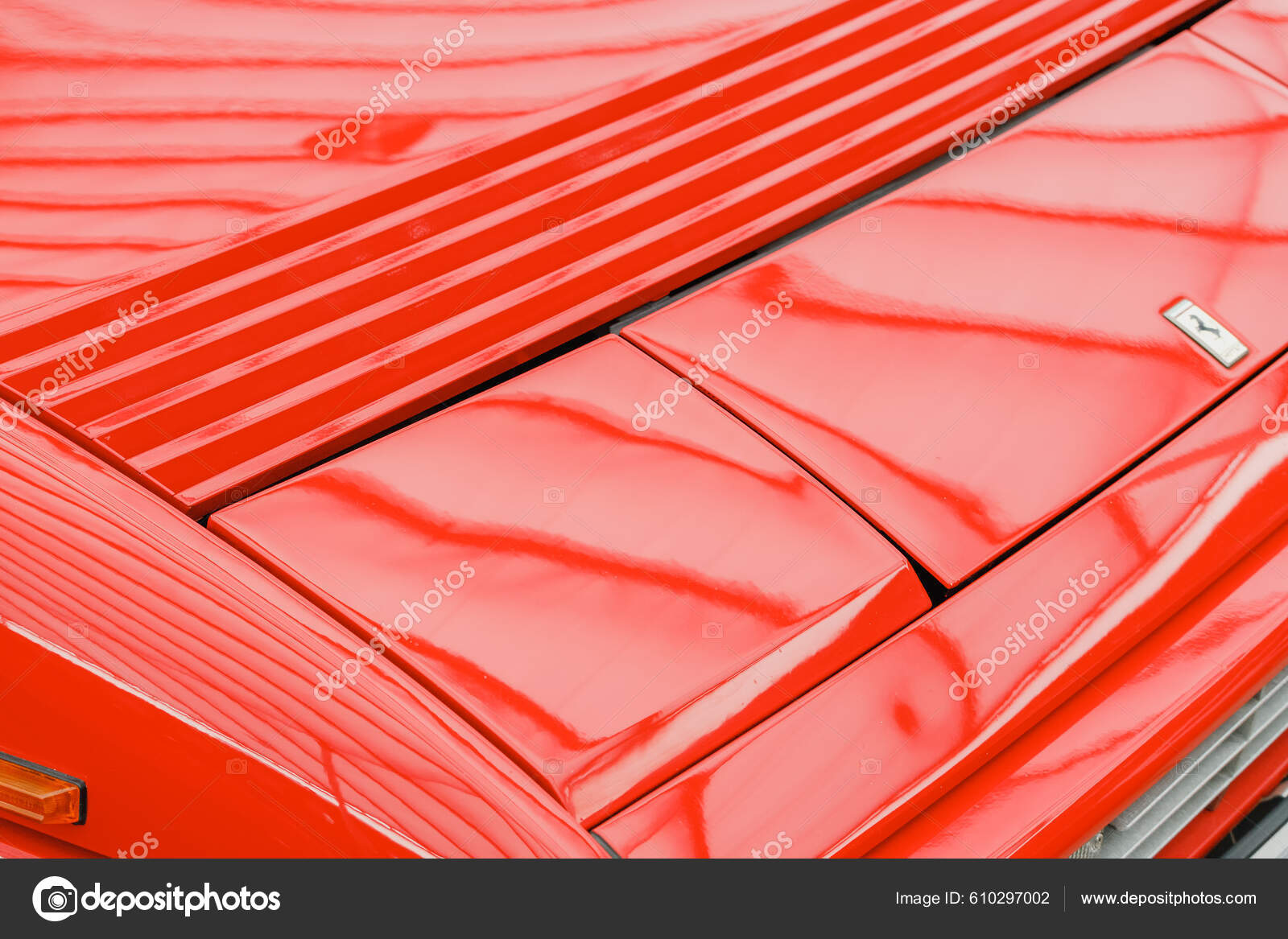 July 2022 Dusseldorf Germany Logo Badge Famous Legendary Ferrari ...