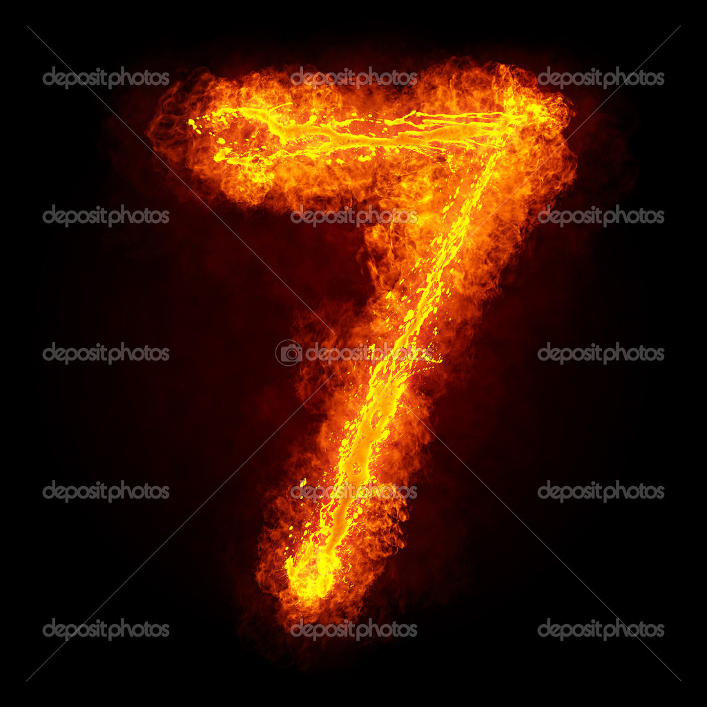 Fiery Font — Stock Photo © palinchak #16191899