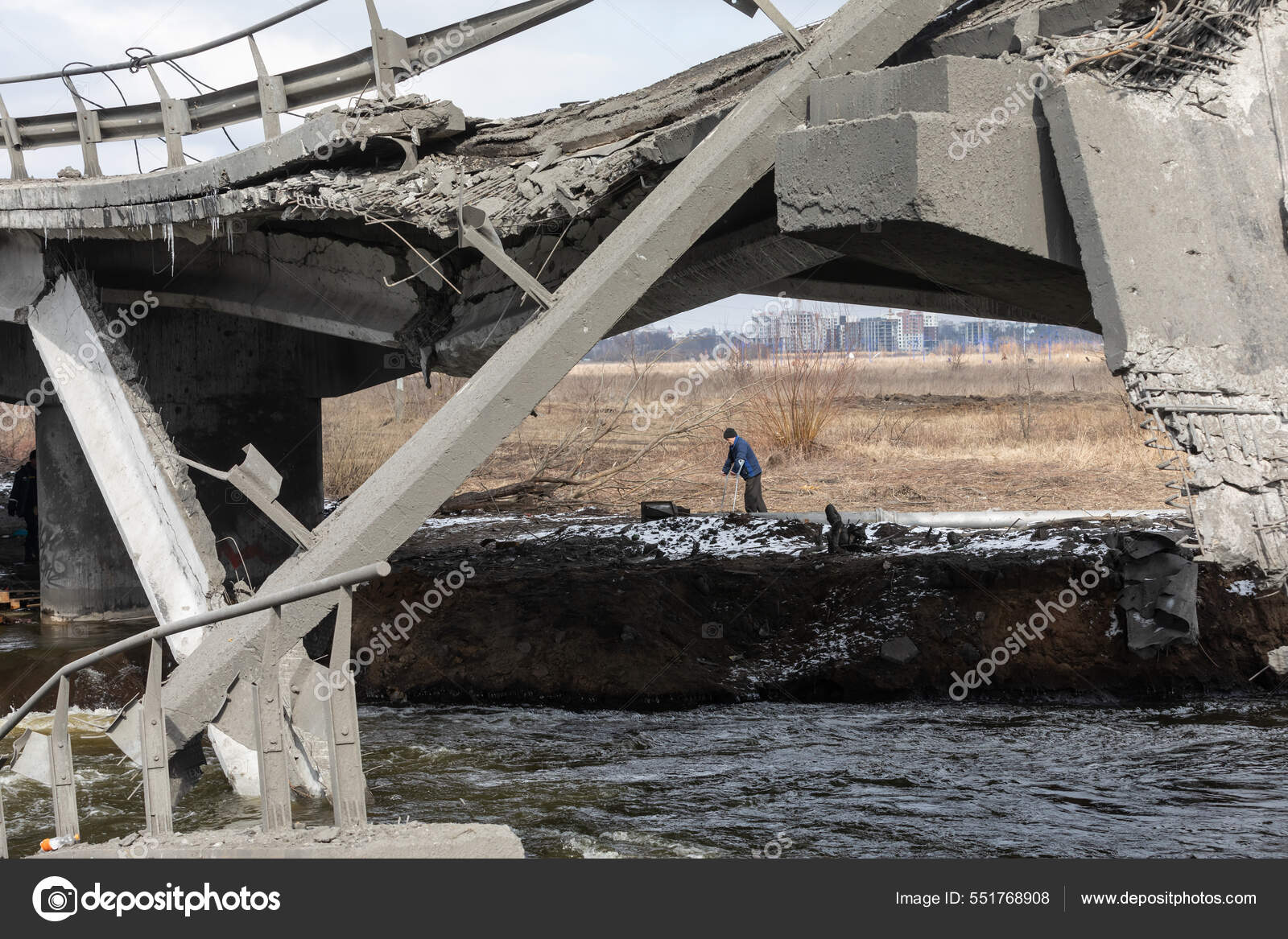 Irpin Ukraine Mar 2022 War Ukraine Thousands Residents Irpin Have ...
