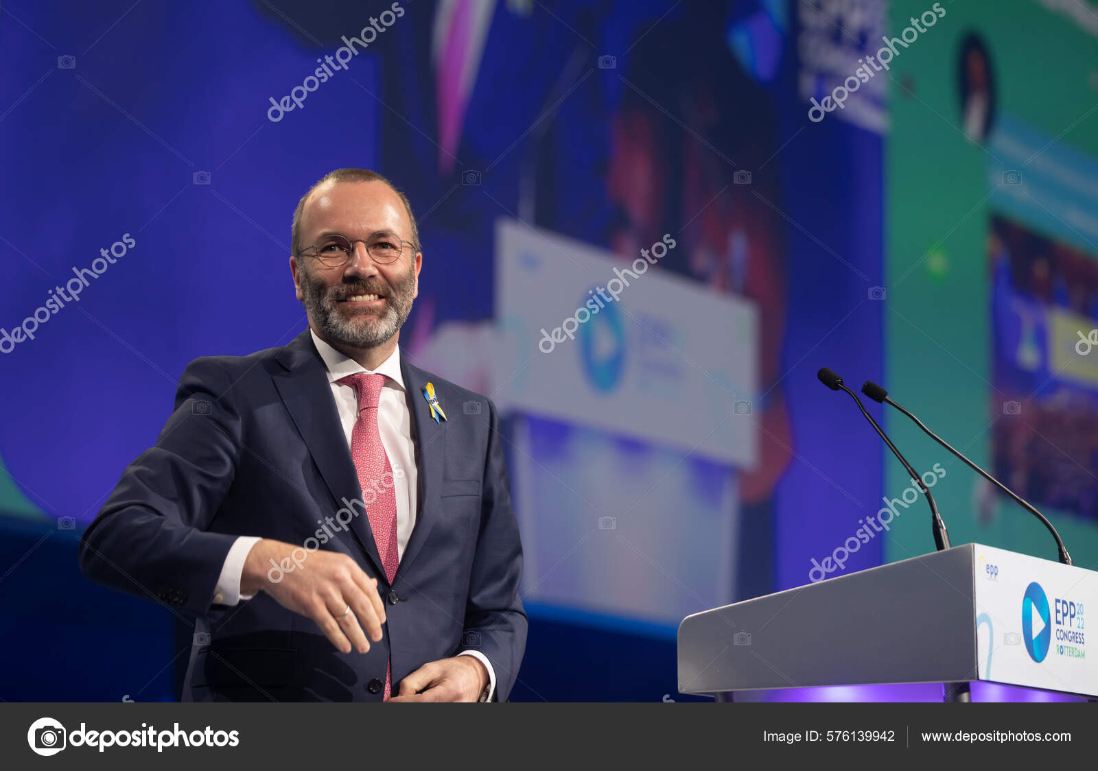 Rotterdam Netherlands May 2022 Manfred Weber Elected Epp President ...