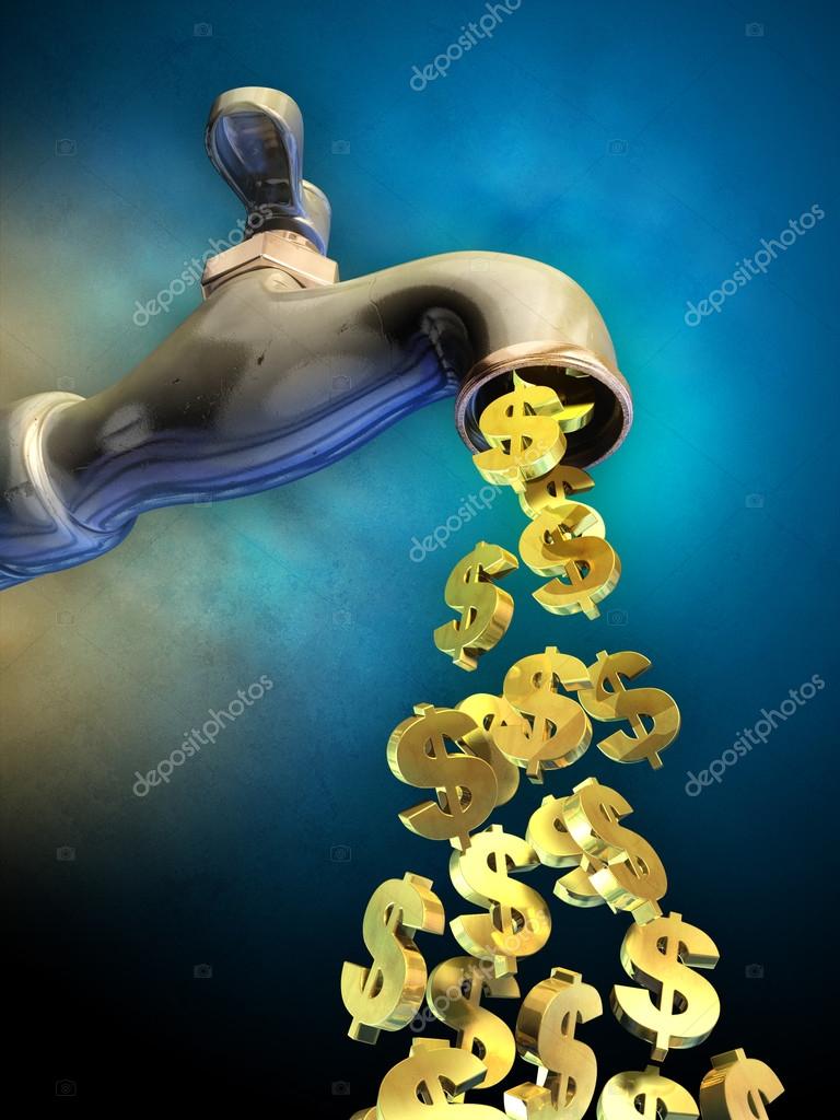 Money flow — Stock Photo © Andreus #31038887