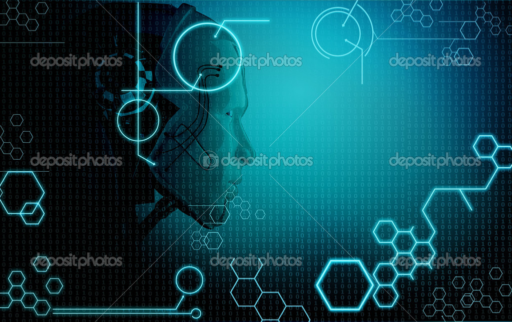 Computer robot background — Stock Photo © abidal #25293891
