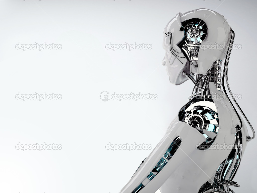 Robot android men Stock Photo by ©abidal 32369281