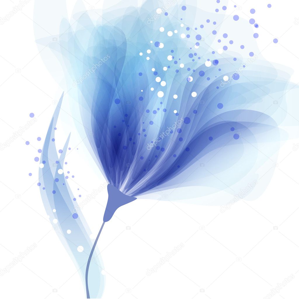 Vector background with delicate flower Stock Vector Image by ©almatea ...