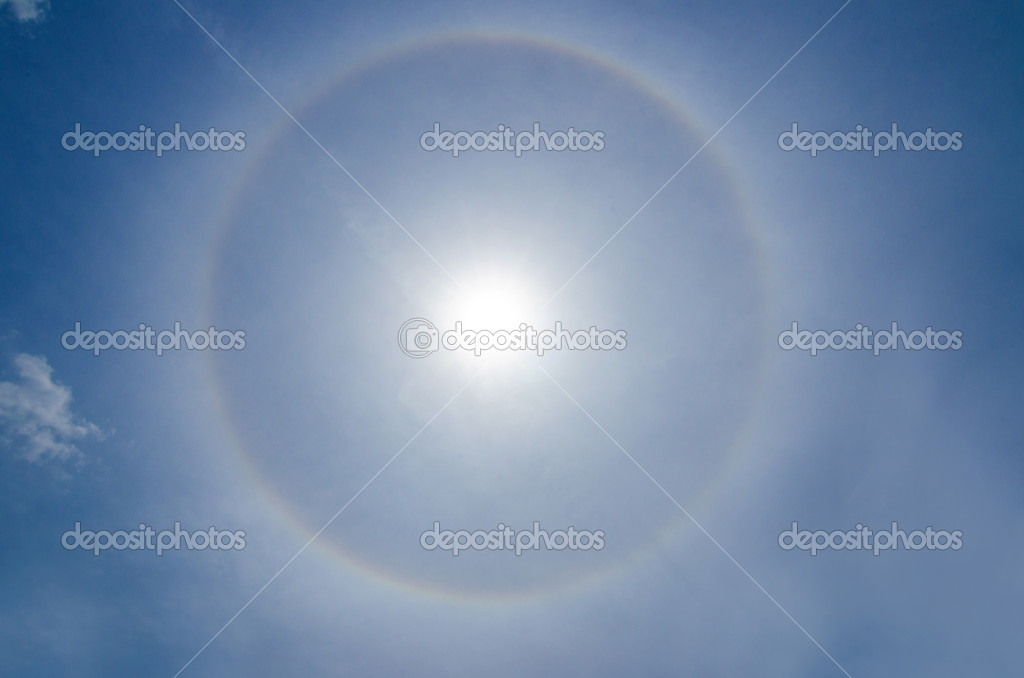 Halo Sun phenomenon (optical phenomenon) Stock Photo by ©yuliang11 14033579