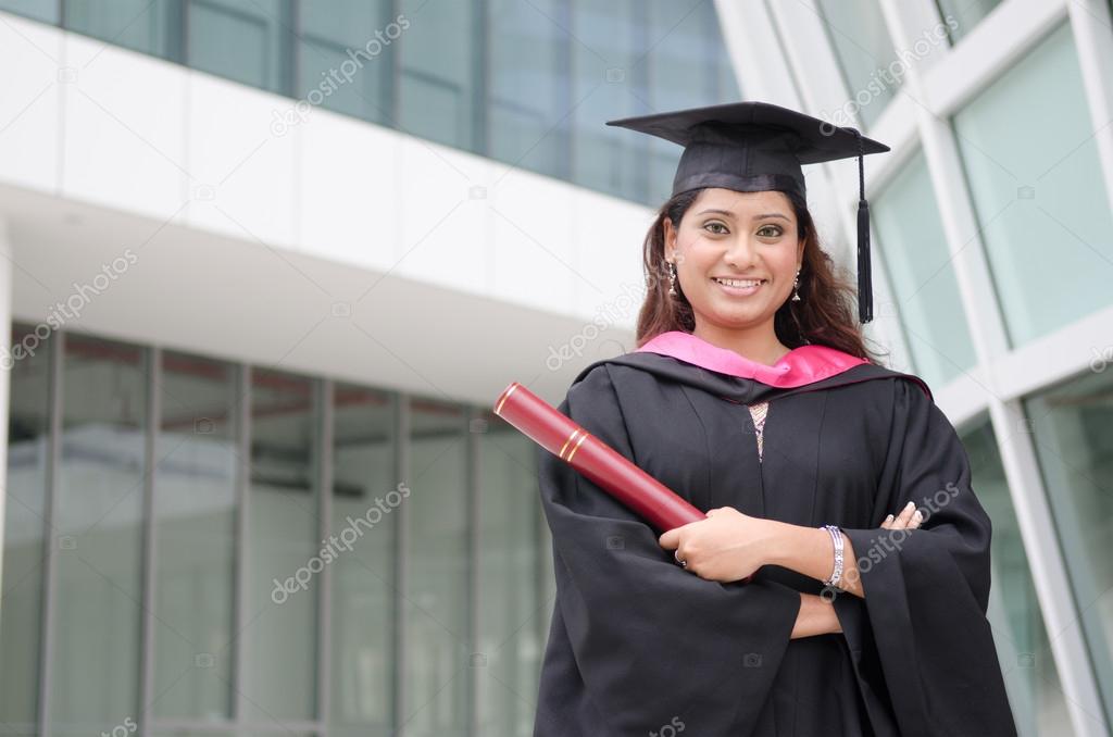 Indian female graduate Stock Photo by ©yuliang11 14931607