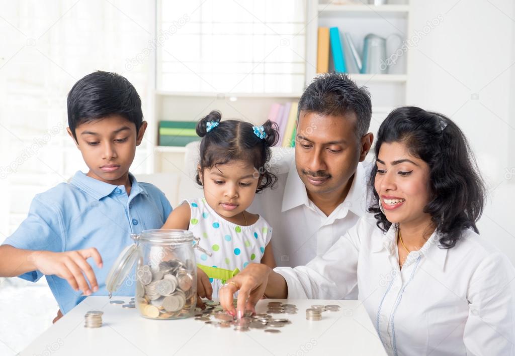Indian parents teaching children — Stock Photo © yuliang11 #42272473 Indian parents teaching children — Stock Photo © yuliang11 #42272473