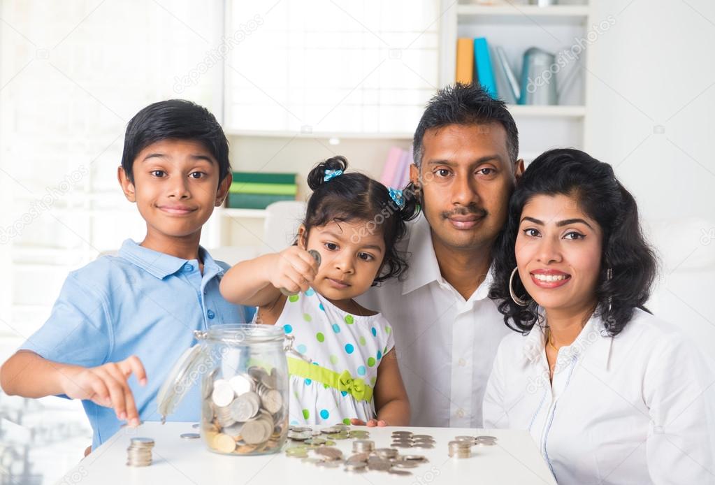 Indian parents teaching children Stock Photo by ©yuliang11 42272495 Indian parents teaching children Stock Photo by ©yuliang11 42272495