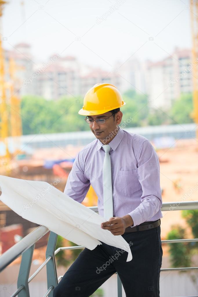 Indian male engineer — Stock Photo © yuliang11 #48226049