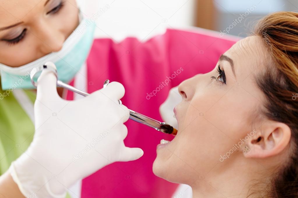 Anesthesia injection — Stock Photo © Xalanx #42964047