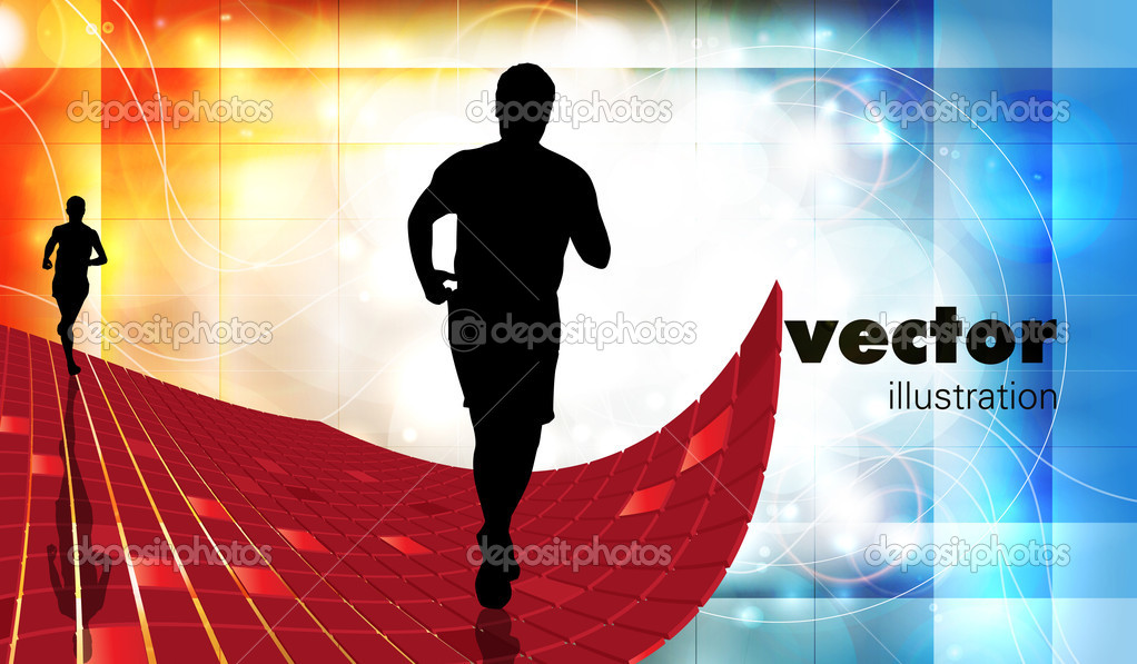 Runner Stock Vector Image by ©zeber2010 #12573438