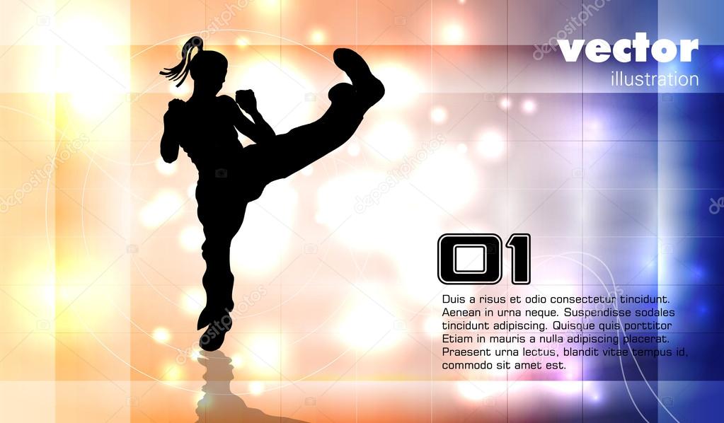 Warrior. Vector illustration. Stock Vector by ©zeber2010 12591760