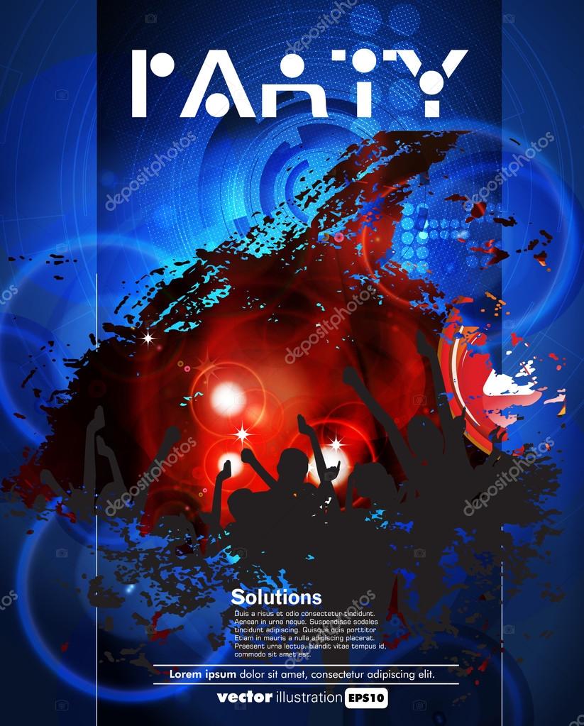 Music event background. Vector eps10 illustration. Stock Vector Image ...