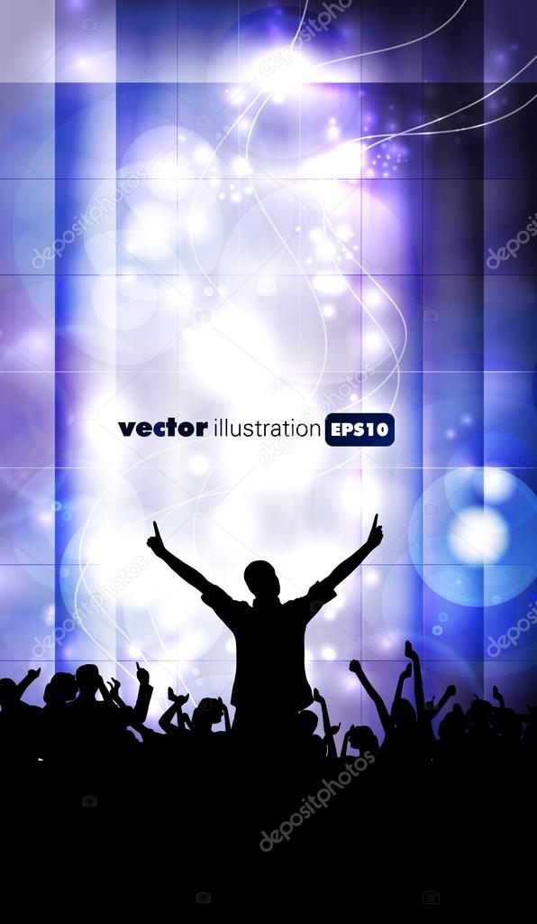 Music event background. Vector eps10 illustration. Stock Vector by ...