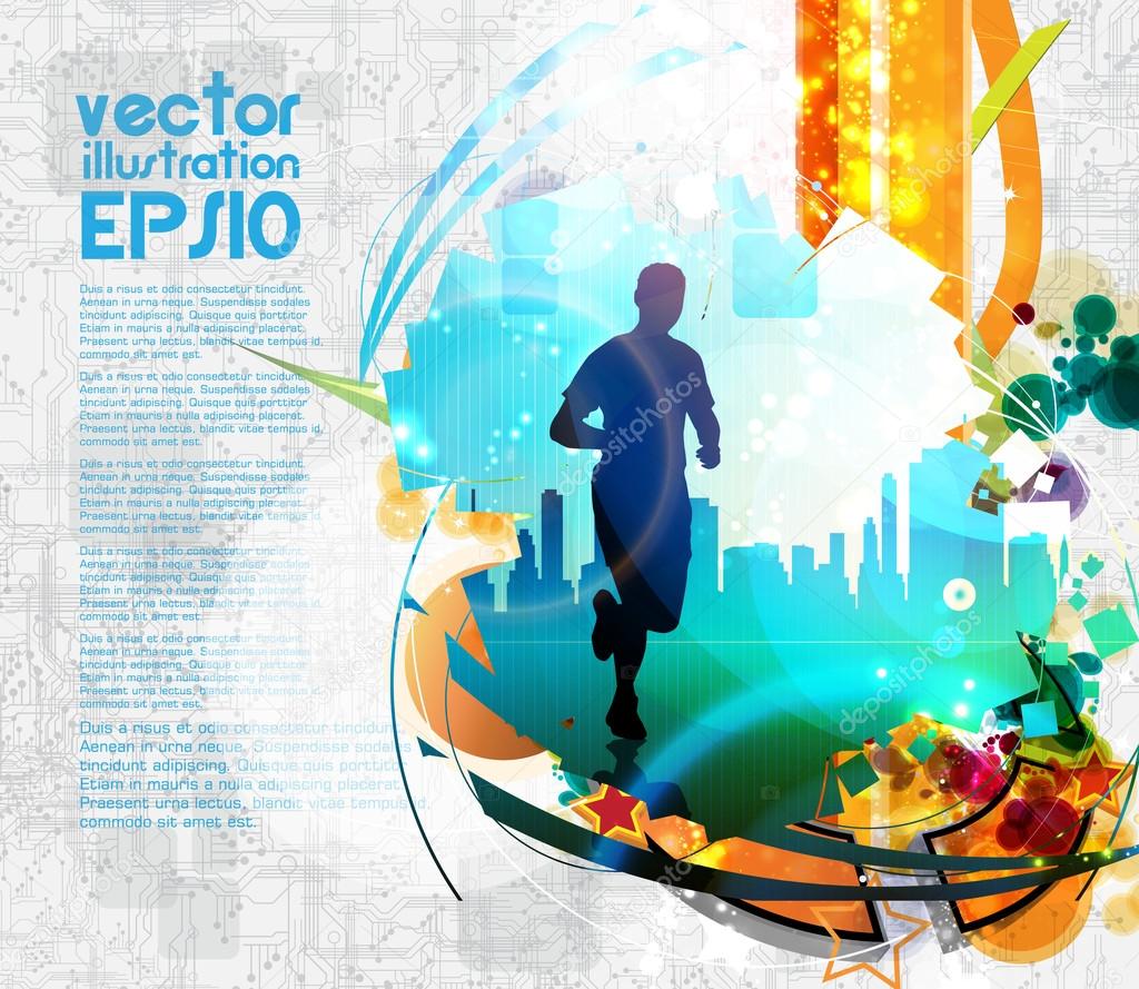 Runner Stock Vector by ©zeber2010 14408553