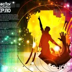 Vector illustration of music background party Stock Illustration by ...