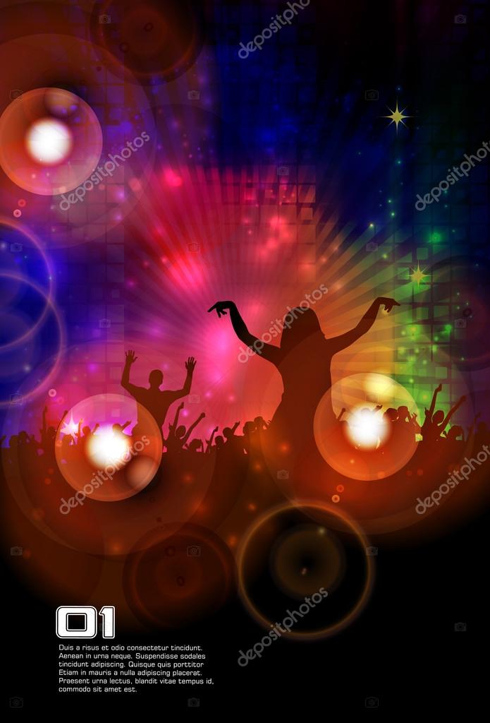 Music event background. Vector eps10 illustration. Stock Vector Image ...