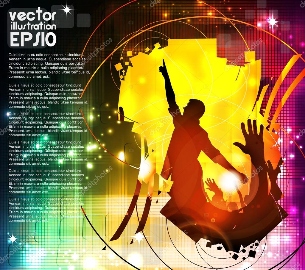 Music event background. Vector eps10 illustration. Stock Vector by ...