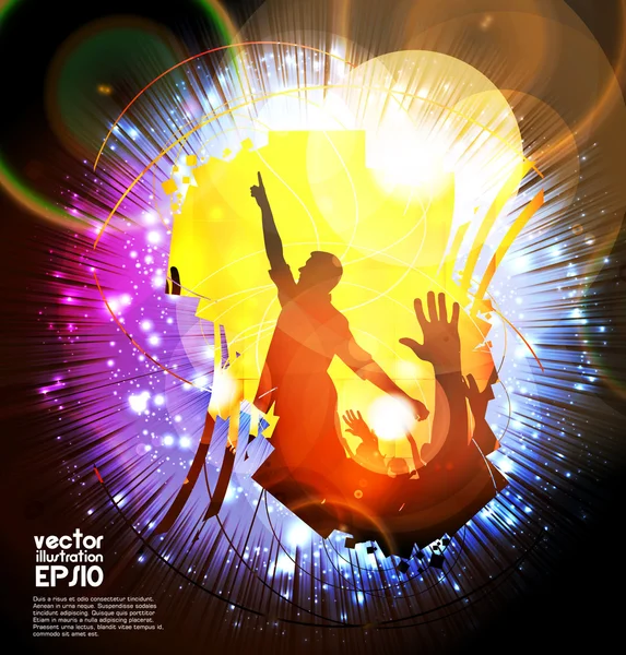 Music event background. Vector eps10 illustration. — Stock Vector ...