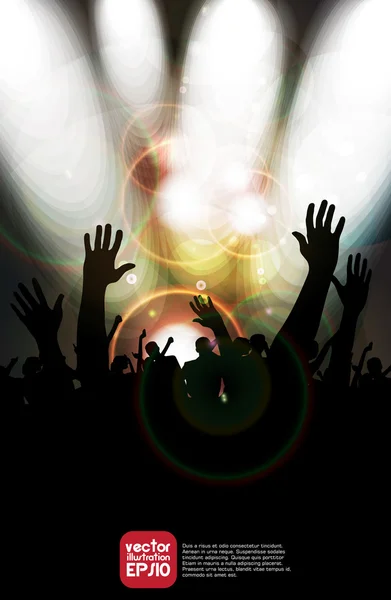 Music event background. Vector eps10 illustration. Stock Vector Image ...