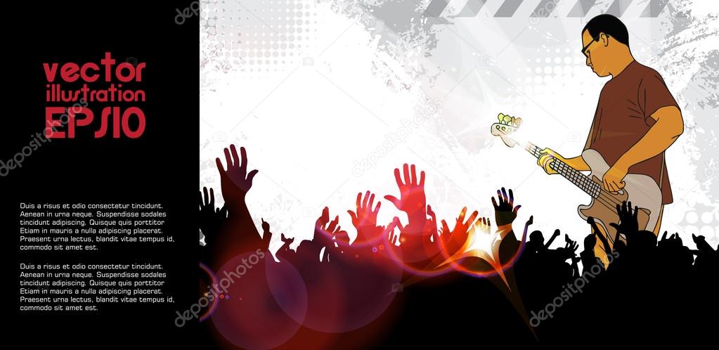 Music event background Stock Vector by ©zeber2010 19825743