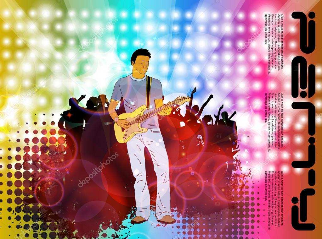 Music event background Stock Vector Image by ©zeber2010 #19826295