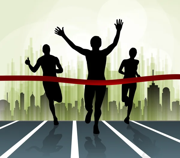 City sport. Runner. Vector Stock Vector Image by ©zeber2010 #24169305