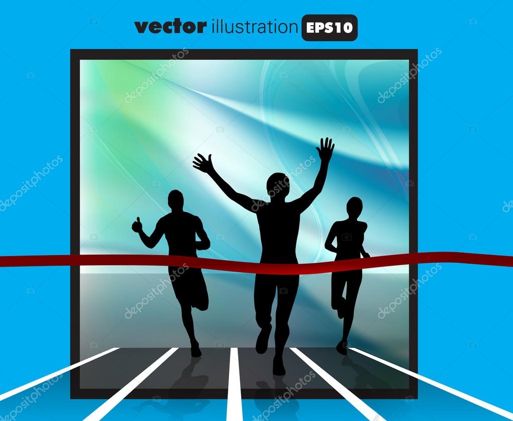 City sport. Runner. Vector Stock Vector Image by ©zeber2010 #24169305